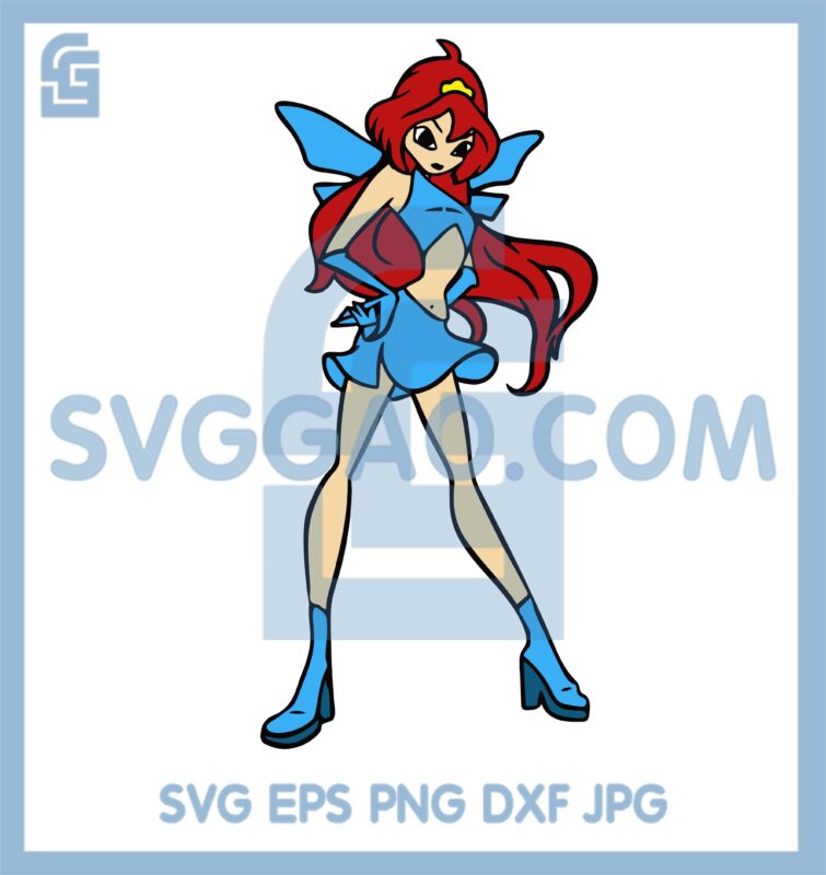 Bloom Winx Club Svg, Bloom Winx Clipart Svg, Winx Club Svg