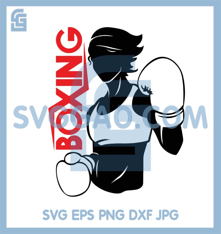 Boxing Woman Svg, Girl Boxing Svg, Boxing Cute Svg – SVGGAO