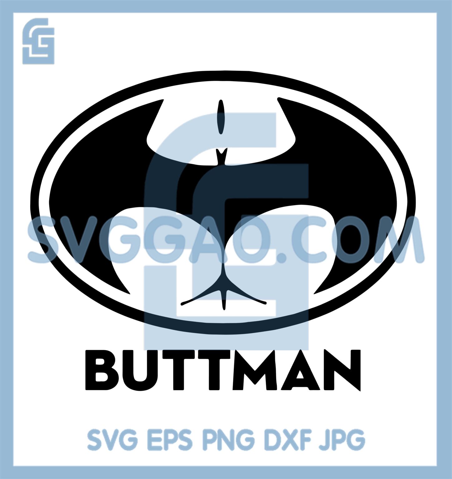 Buttman Girl Butt Svg, Butt Batman Svg, Batman Butt Logo Svg – SVGGAO