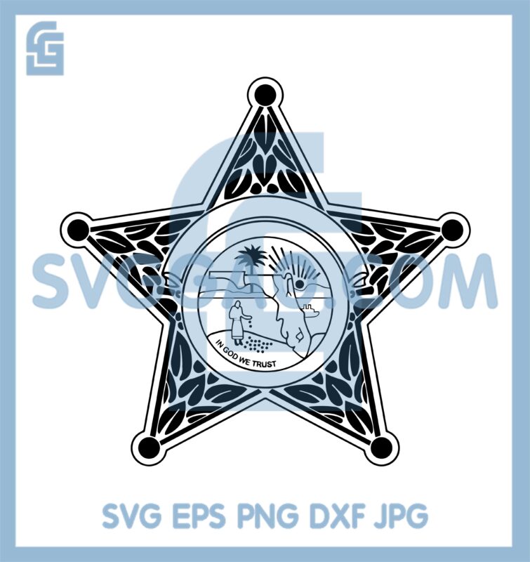 Florida Sheriff Department Logo Svg, Florida Sheriff Star Svg – SVGGAO