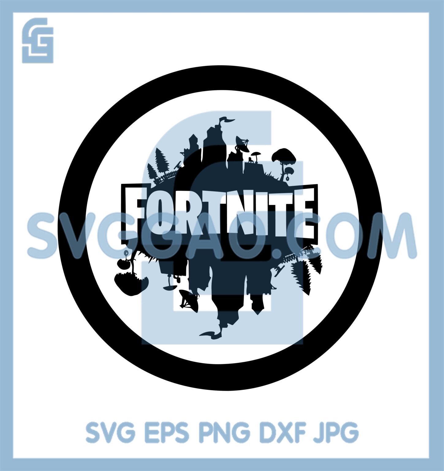 Fortnight Logo SVG, Fortnite Logo Black And White SVG