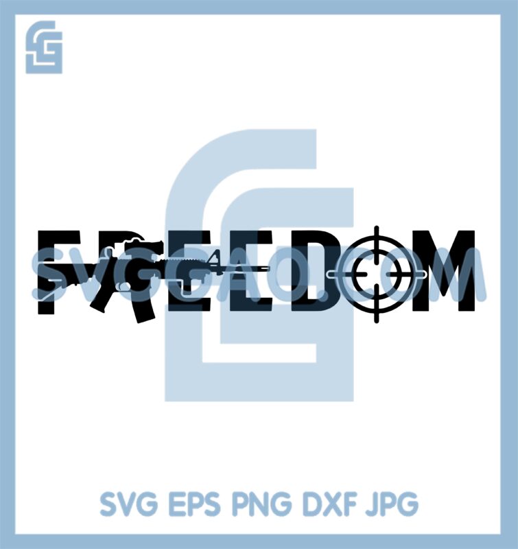 Freedom AR15 Svg, Patriotics AR 15 Files Svg, Patriotics Svg – SVGGAO