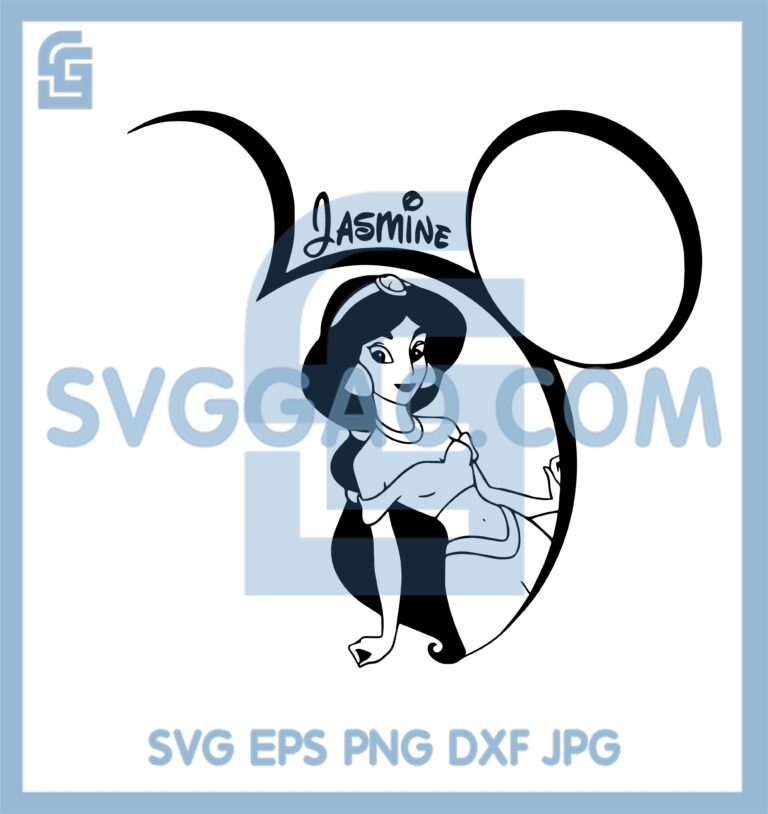 Girl Aladdin Princess Jasmine Svg, Girl Princess Clipart Svg – SVGGAO