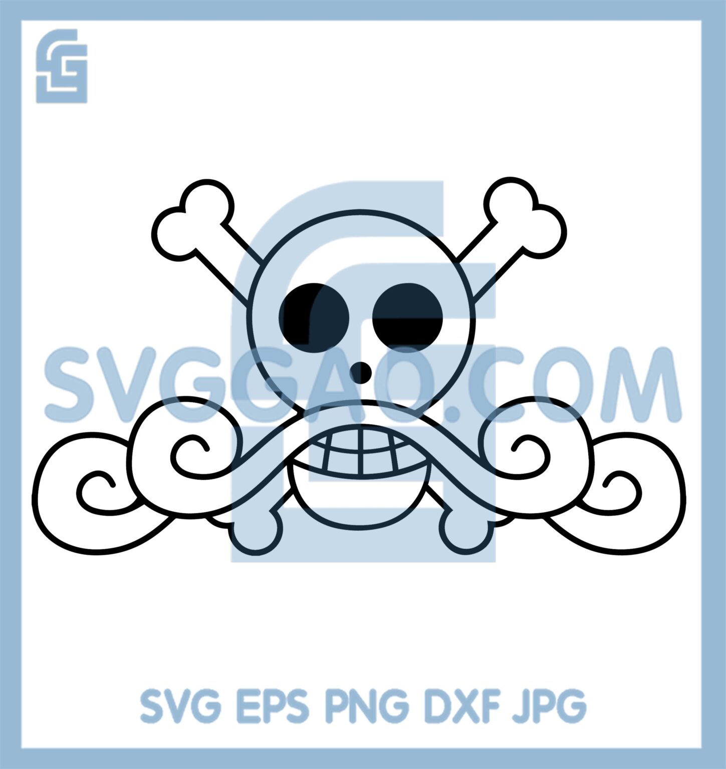 Gol D Roger Jolly Roger Svg, Jolly Roger Svg, One Piece Svg – SVGGAO