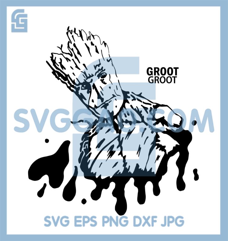 Groot Svg, Groot Tree Man Svg, Goort Maverl Cute Svg