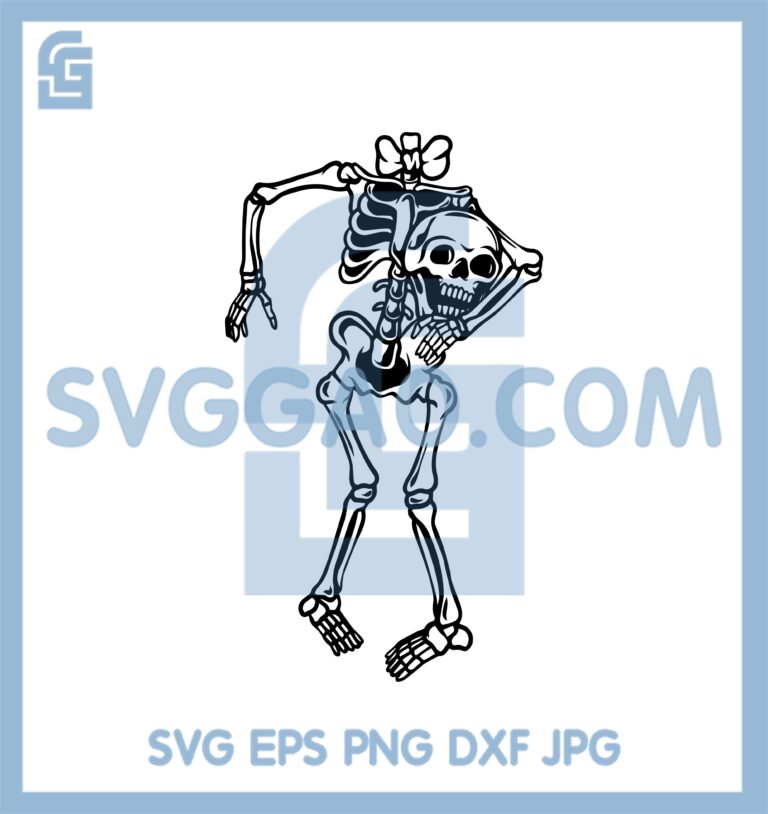 Headless Skeleton Svg, Skull Falling From Neck Svg – SVGGAO