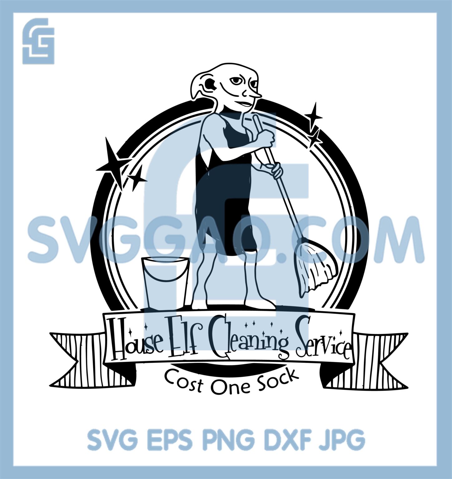 House Elf Cleaning Services Svg, House Elf Harry Potter Svg – SVGGAO