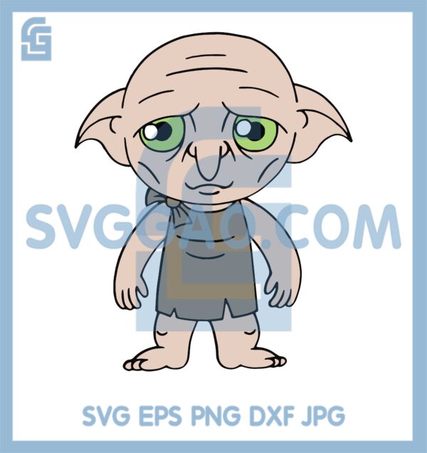 House Elf Cute Svg, Cartoon House Elf Svg, House Elf Svg – SVGGAO