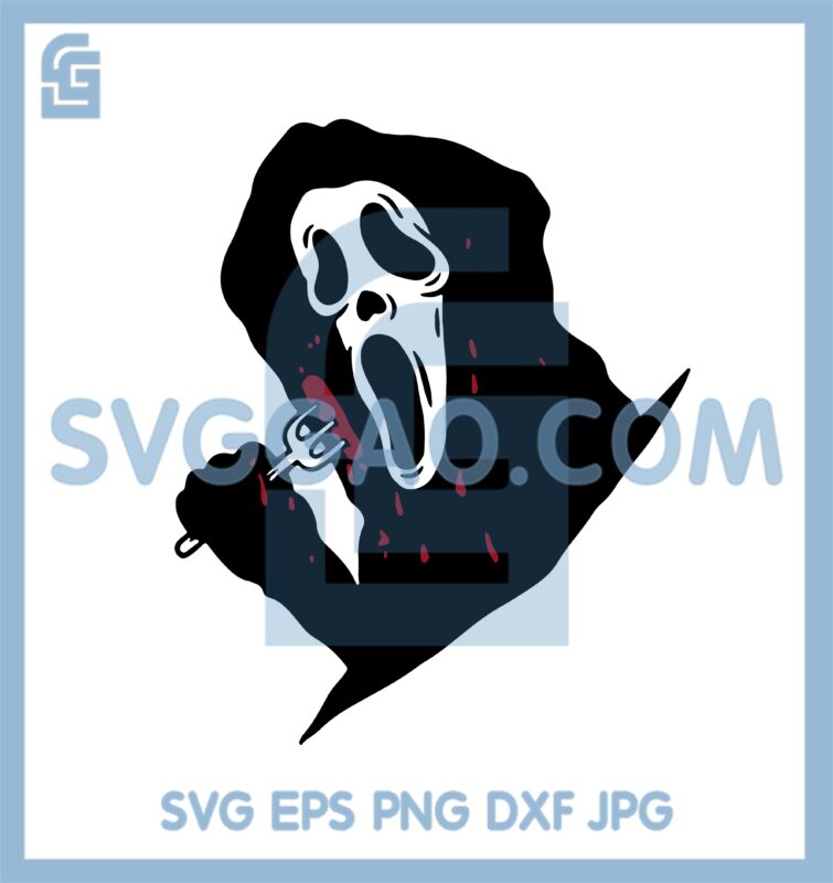 Hungry Scream Ghost Svg, Stab In The Mouth With A Spoon Svg, Hungry ...