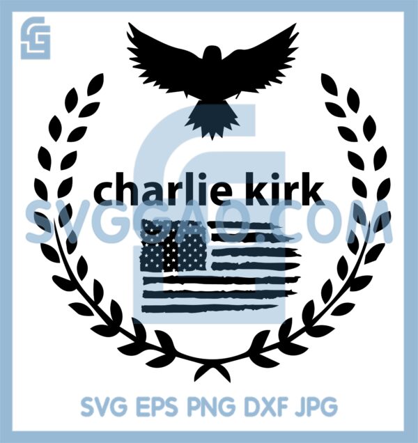 Forever In Our Heart Charlie Kirk SVG, Charlie Kirk SVG, Charlie Kirk ...