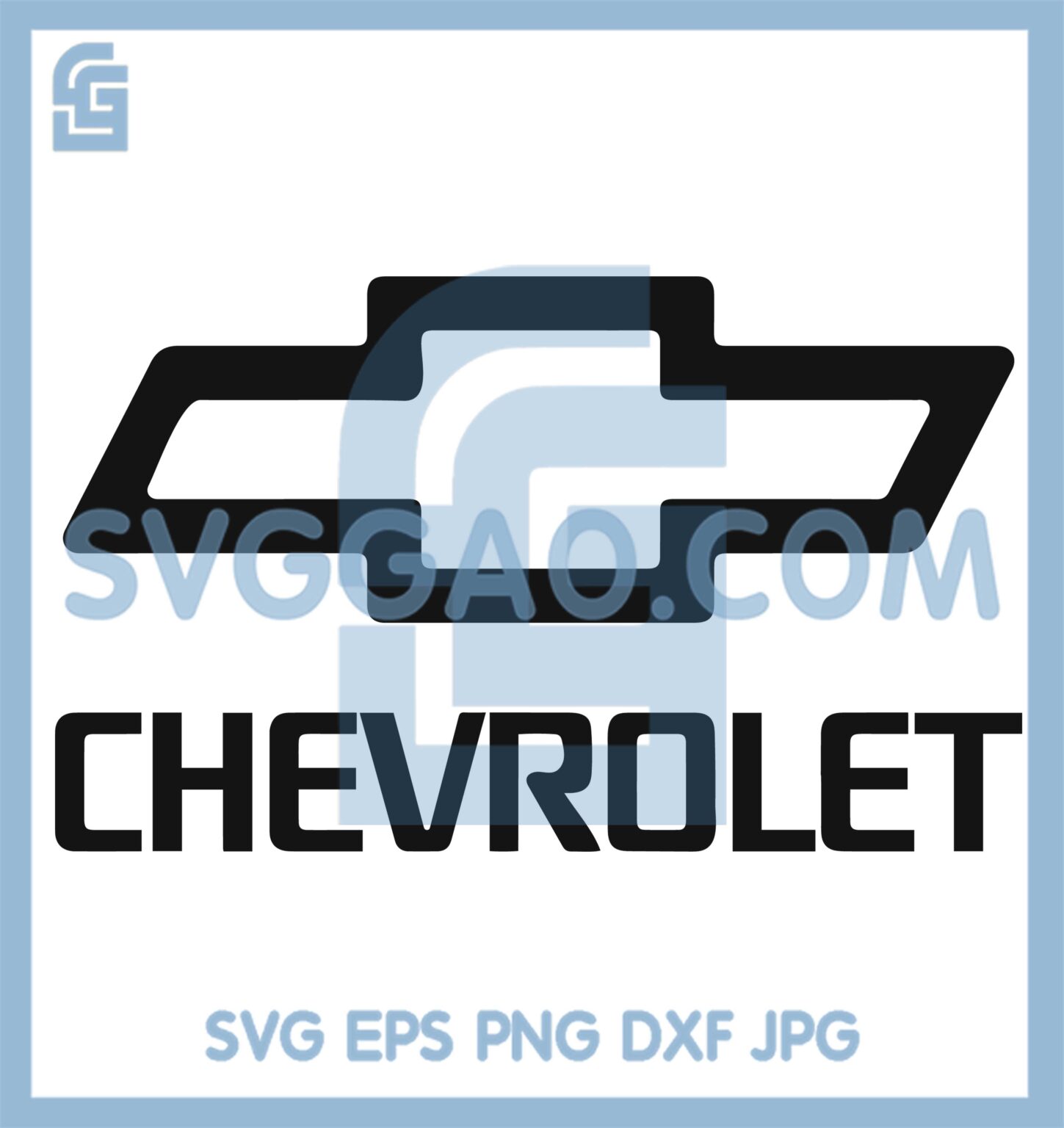 Chevrolet Logo SVG, Chevrolet Logo Svg Silhouette Cut Files