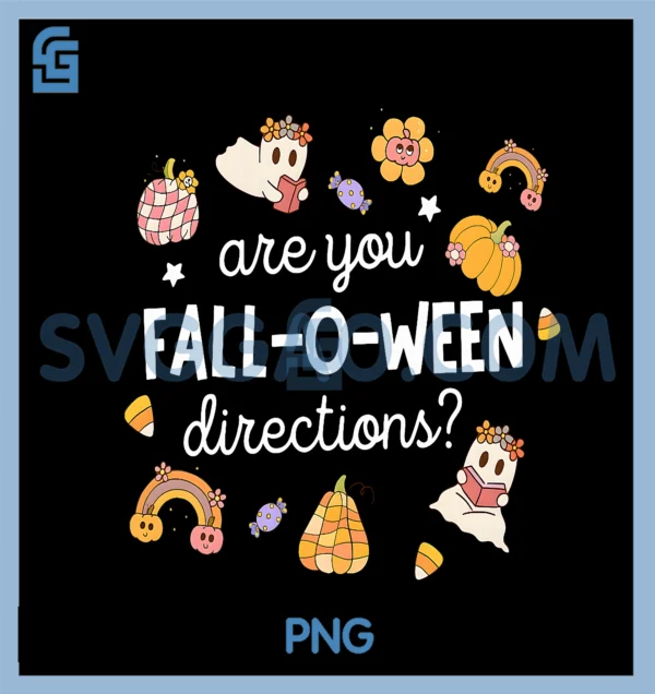 Are You Fall O Ween Directions Halloween Teacher Ghosts PNG