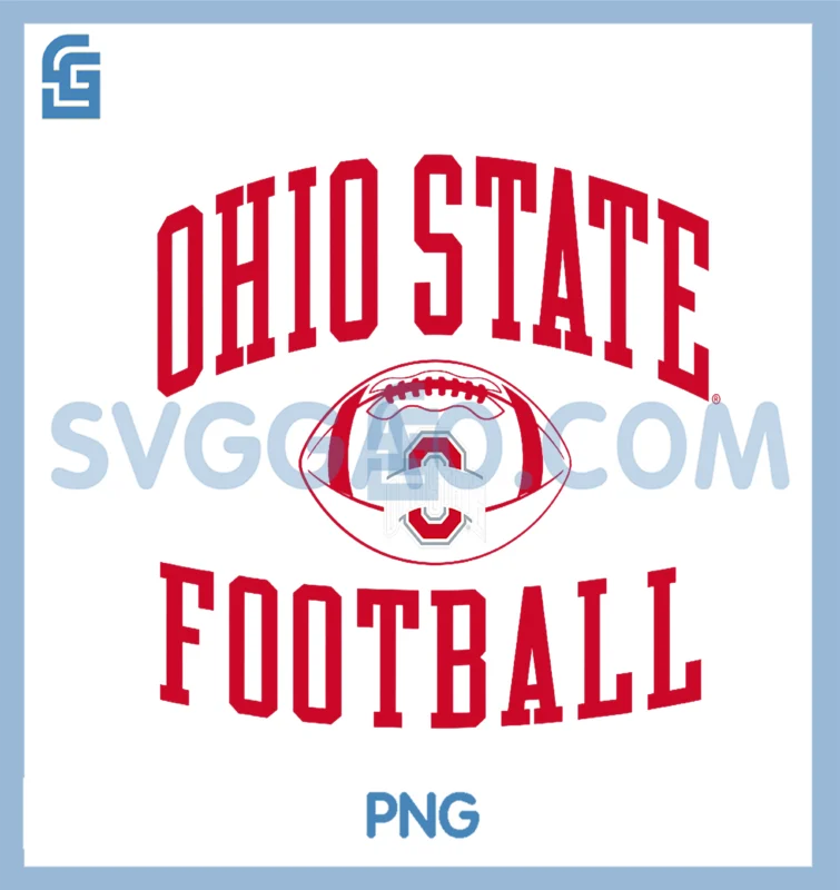 Ohio State Buckeyes Football Sack Black Officially Licensed PNG ...