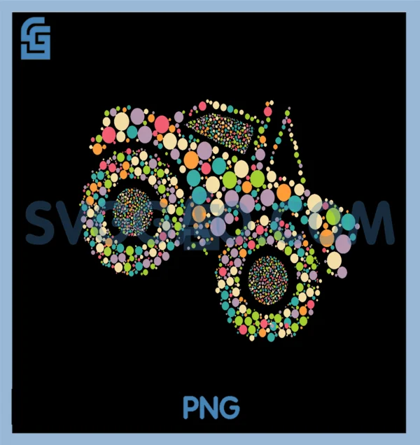 Polka Dot Monster Truck Funny PNG, Dot Day For Boys Kids Toddler PNG ...