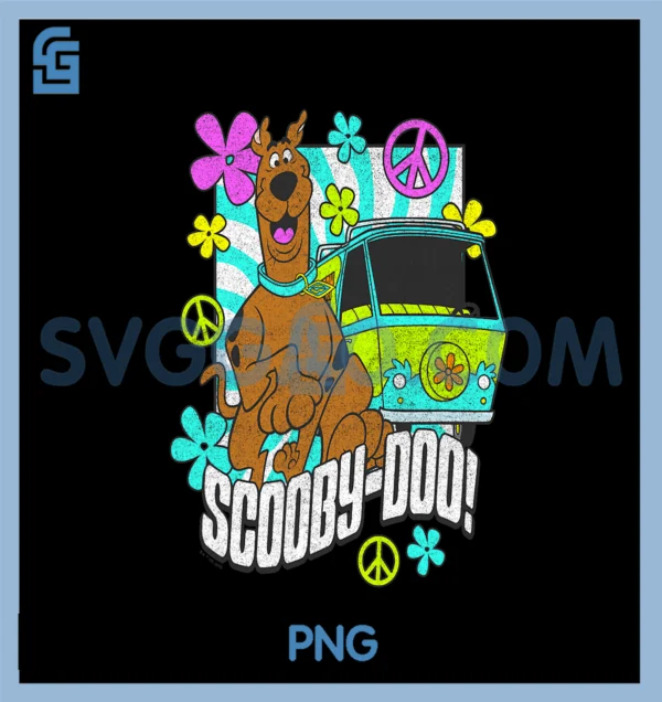 Scooby Doo Mystery Machine Happy PNG, Front Pose PNG