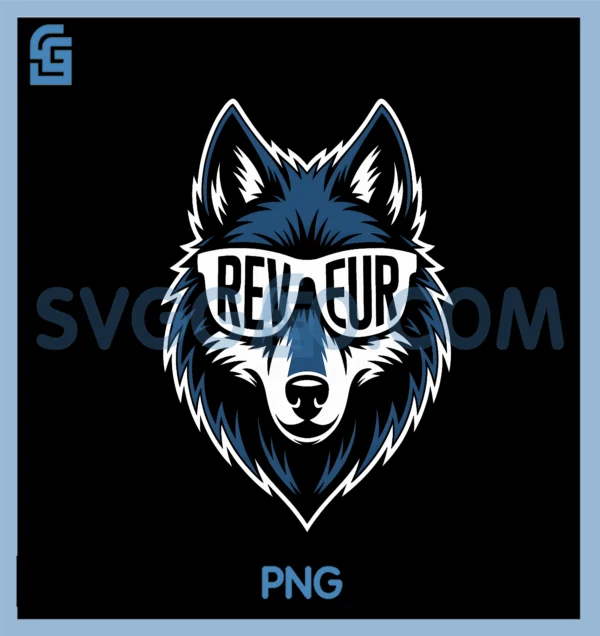 Team Reveur House Blue PNG, Reveur House Of Dreamers Wolf PNG
