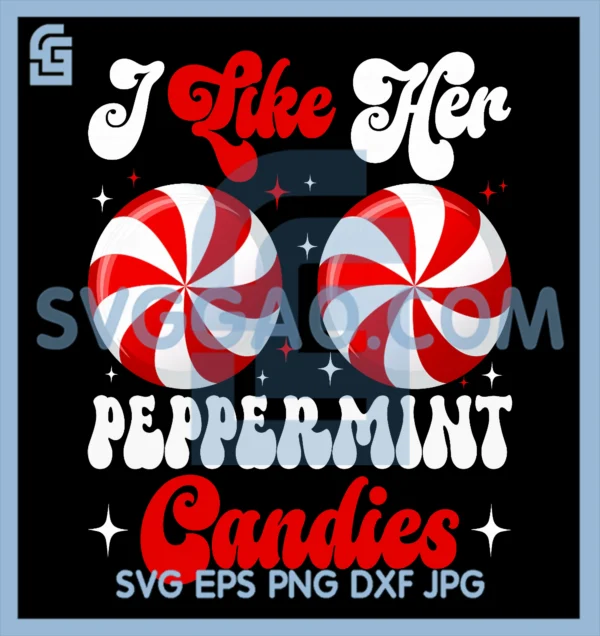 I Like Her Peppermint Candies PNG, Christmas Matching Couples PNG – SVGGAO