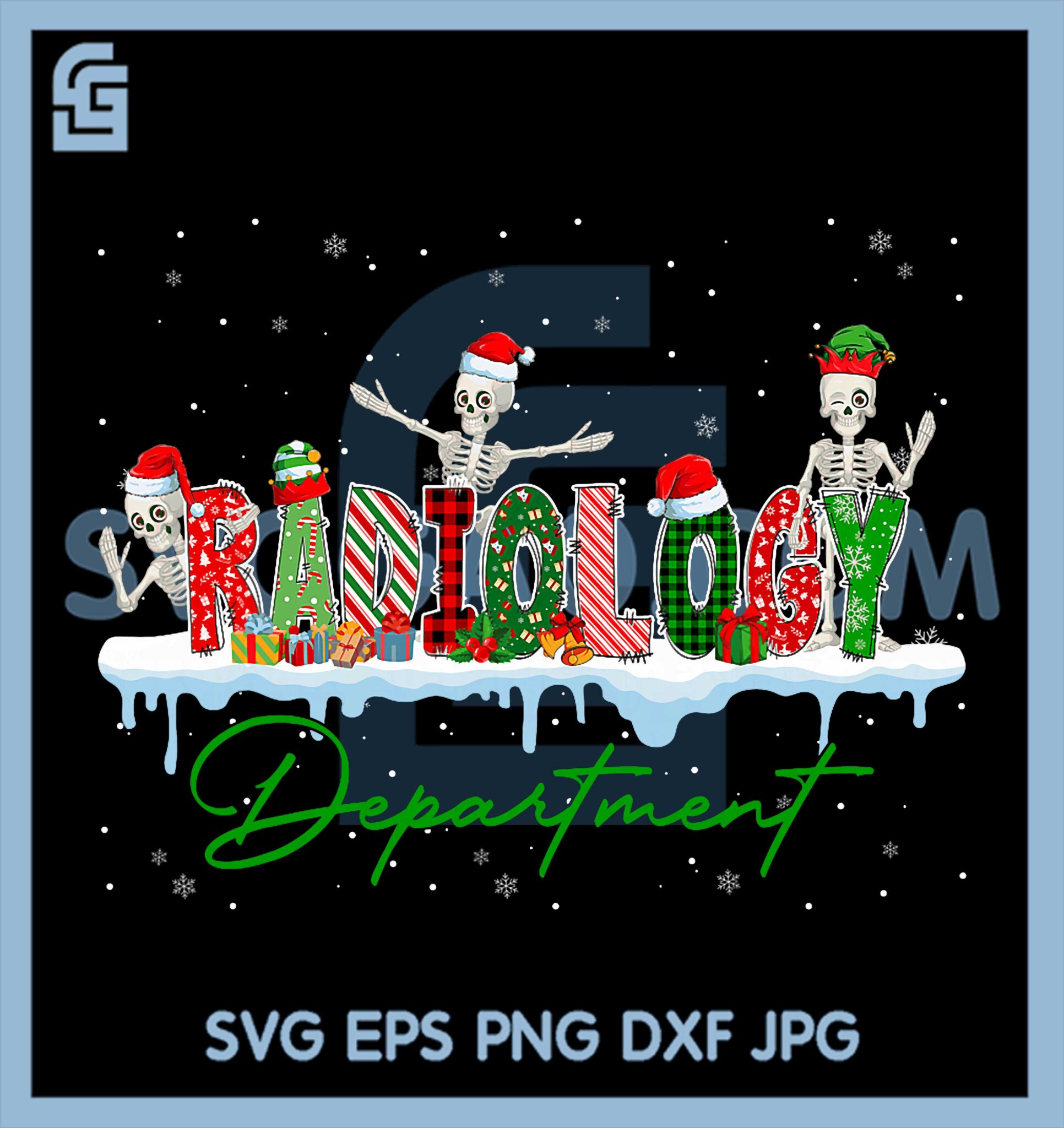 Radiology Department Xray Tech CT MRI PNG, Merry Christmas Pajama PNG