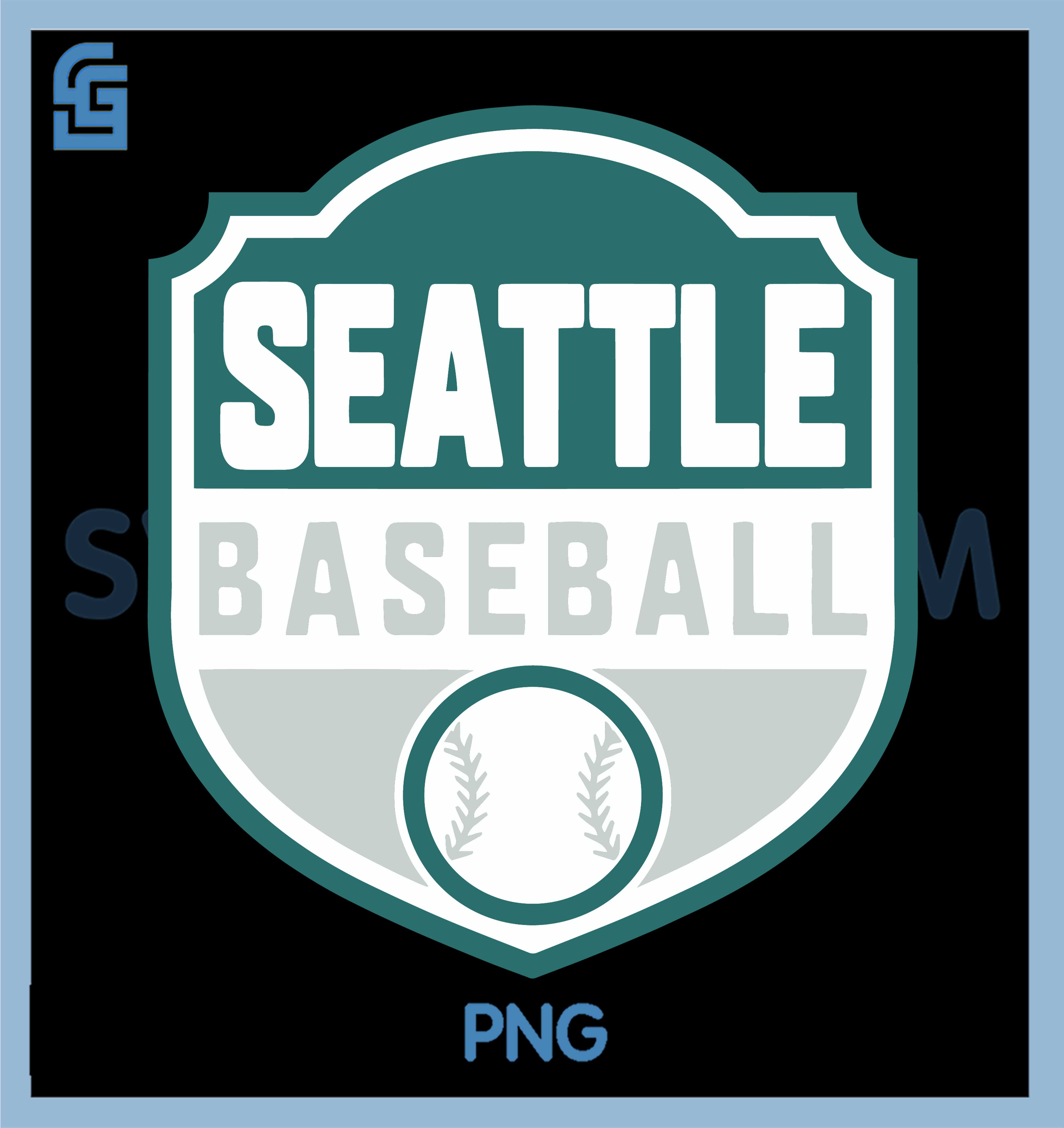 Seattle Baseball Team SVG, Baseball SVG