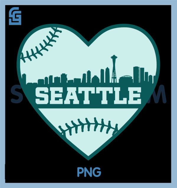 Seattle Baseball SVG, Football PNG