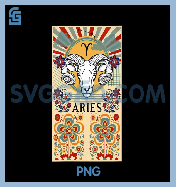 Aries Zodiac Sign PNG, Aries Birthday PNG, Aries Horoscope PNG – SVGGAO