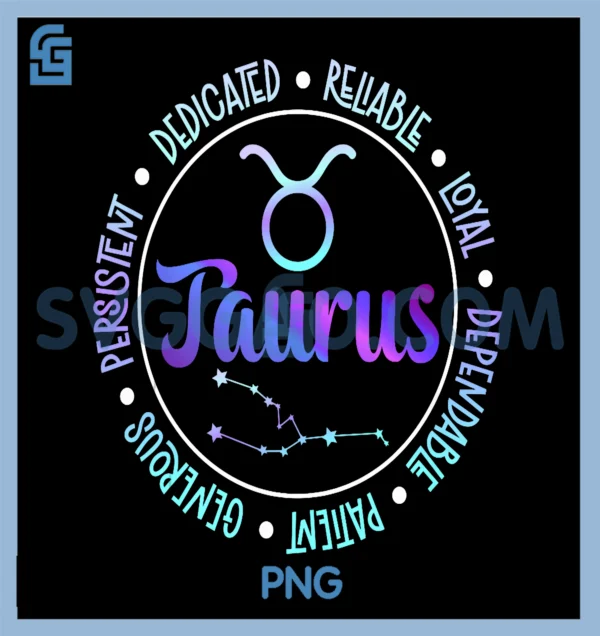 Taurus Zodiac Sign PNG, Taurus Horoscope PNG, Taurus Birthday PNG – SVGGAO