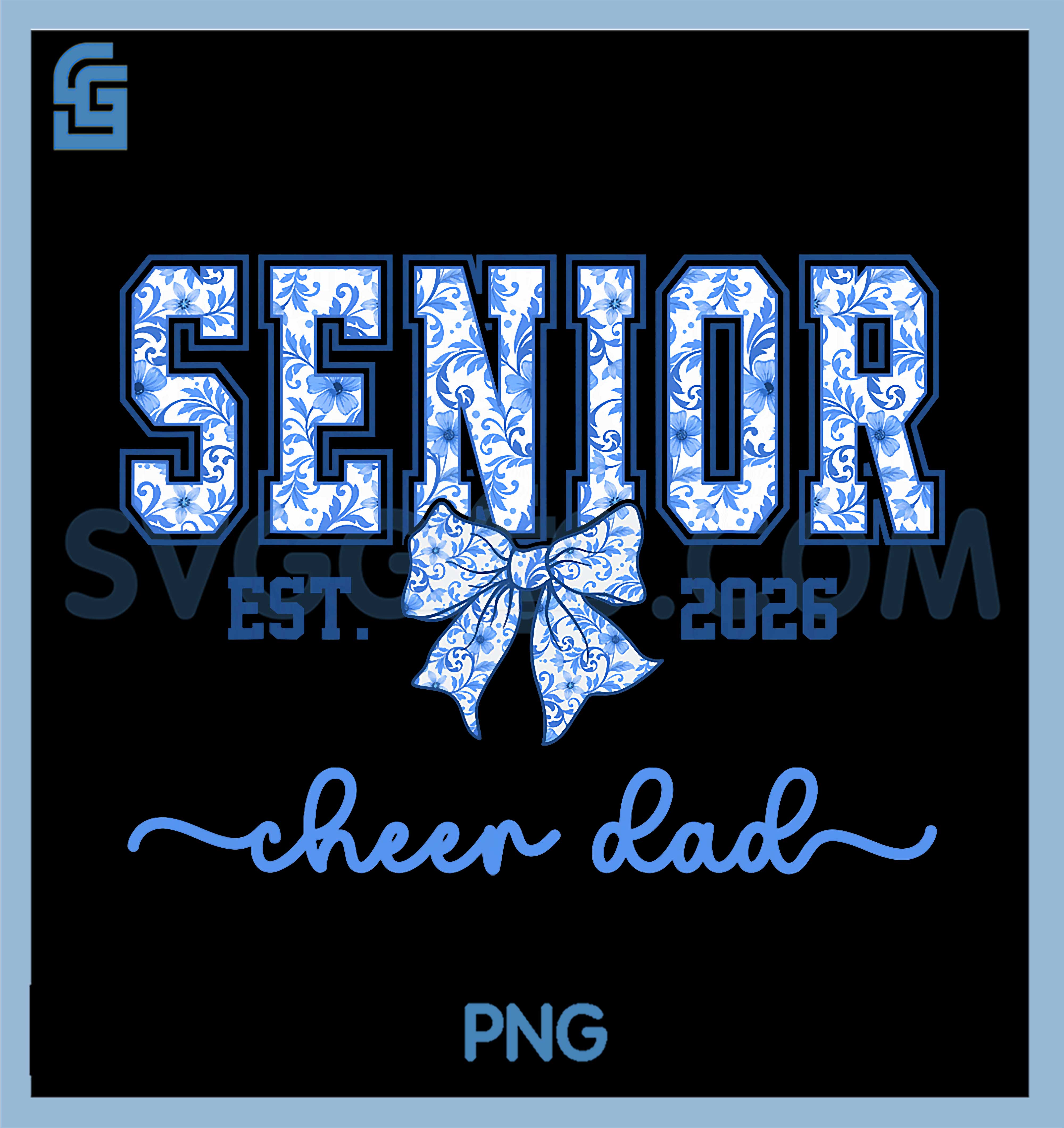 Cheer Senior Class Of 2026 PNG, High School Cheerleading PNG