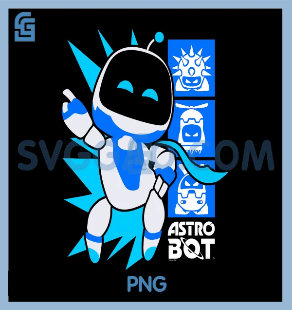 Astro Bot Rescue Mission PNG, Victory Pose Game PNG – SVGGAO