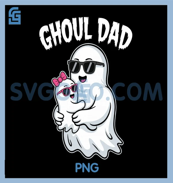 Ghoul Dad PNG, Daddy Spooky Halloween Ghost PNG – SVGGAO
