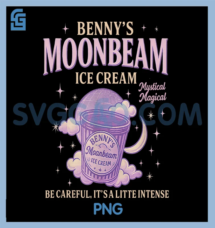 Moonbeam Ice Cream Truck PNG, Retro Double Scoop Popsicle PNG