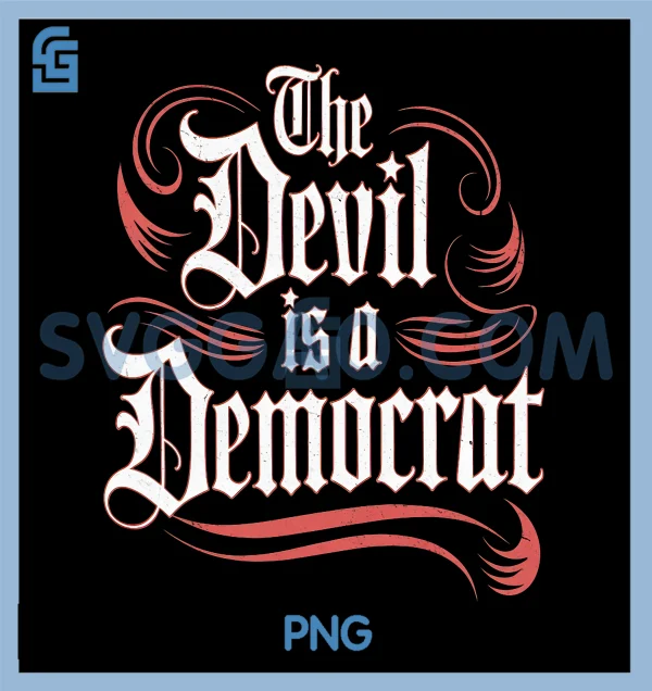 The Devil is A Democrat PNG, Retro Democrats Liberal PNG – SVGGAO