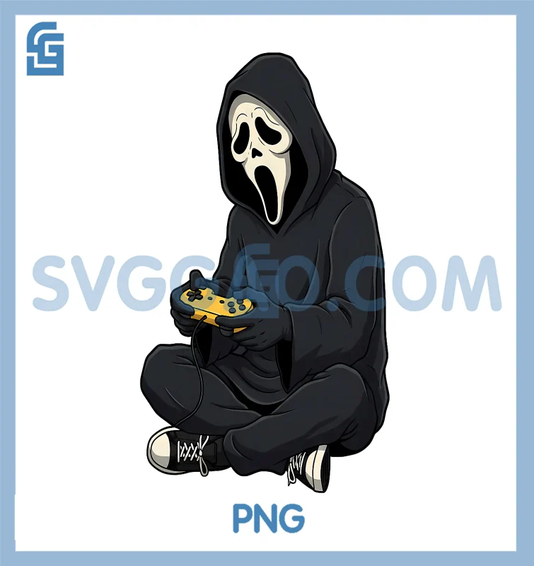 Halloween Scary Face Ghost PNG, Mask Gamer Video PNG