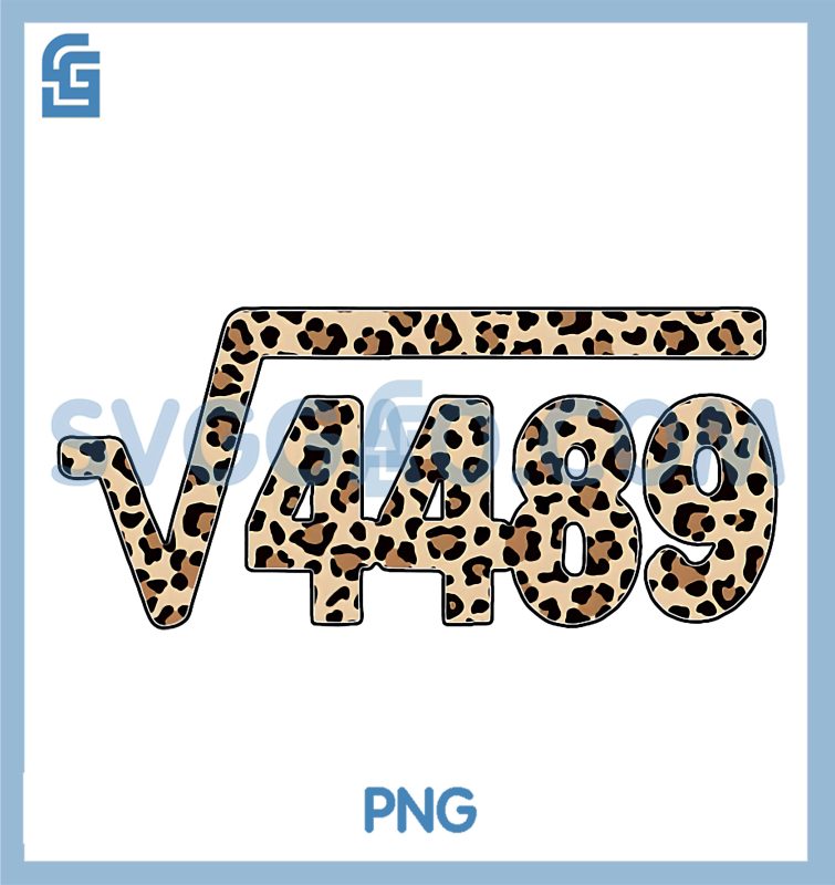67 Leopard Pattern Meme PNG, Square Root 4489 Slang Math Teacher PNG