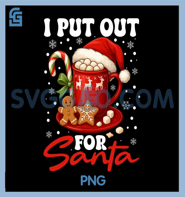 Christmas I Put Out For Santa PNG, Hat Xmas PNG
