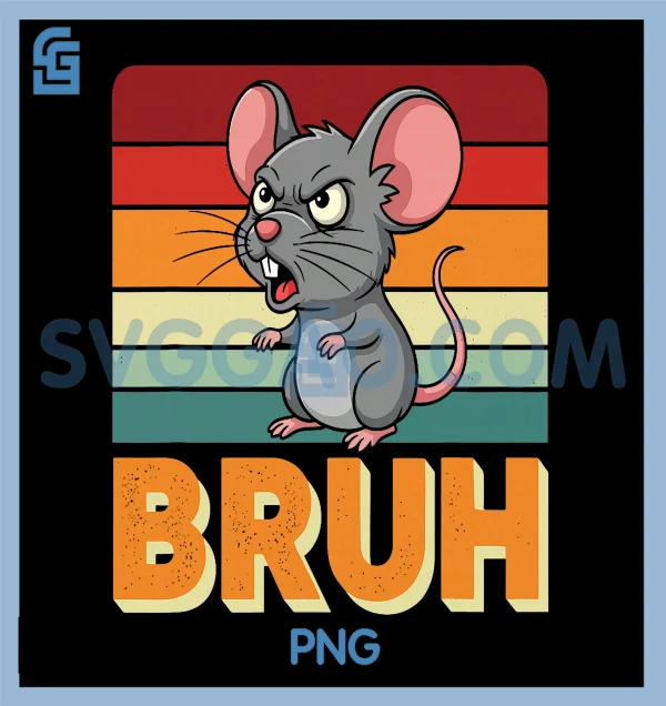 Funny Mouse Bruh Meme PNG, Animal PNG