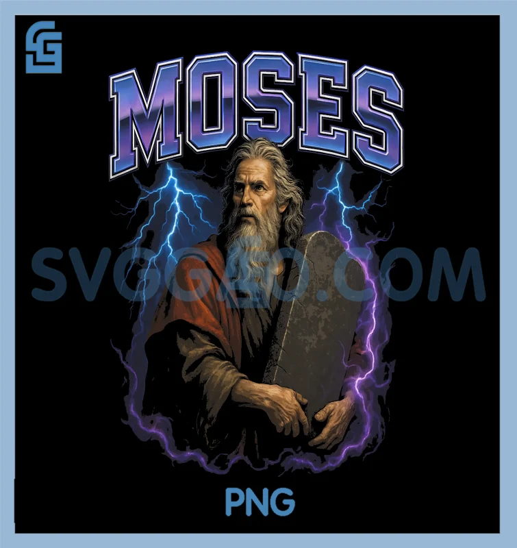 Funny Moses Cringy PNG, Meme Overloaded Christian PNG