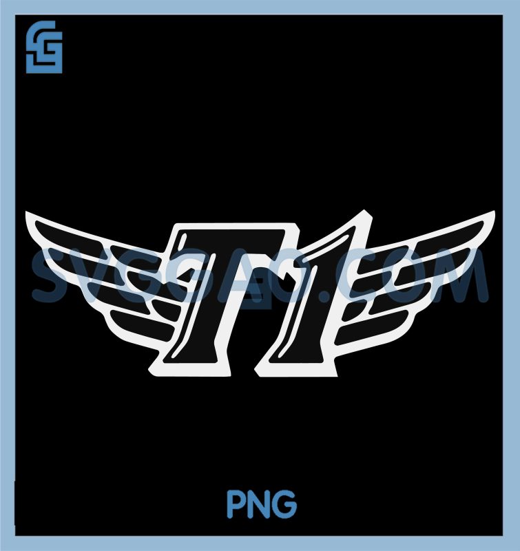 T1 Original Logo SVG, Retro Esports Emblem SVG – SVGGAO