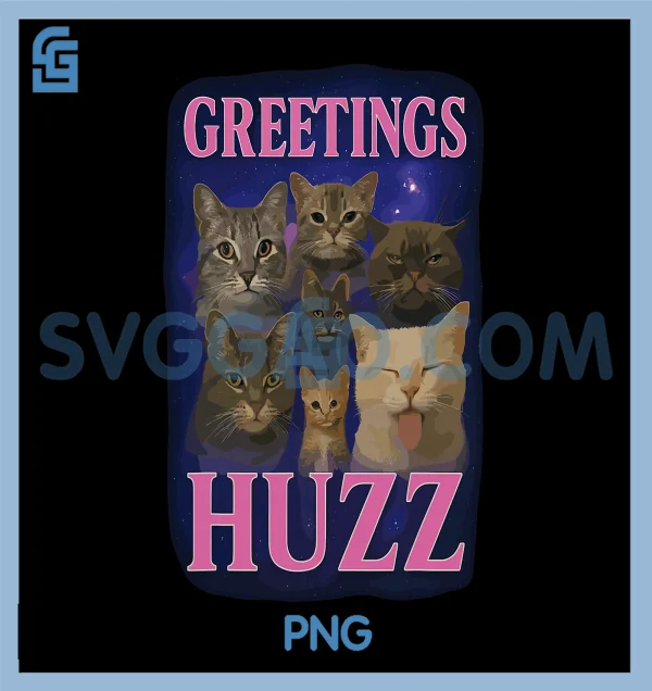 Greetings Huzz PNG, Funny Silly Cat Lollipop PNG – SVGGAO