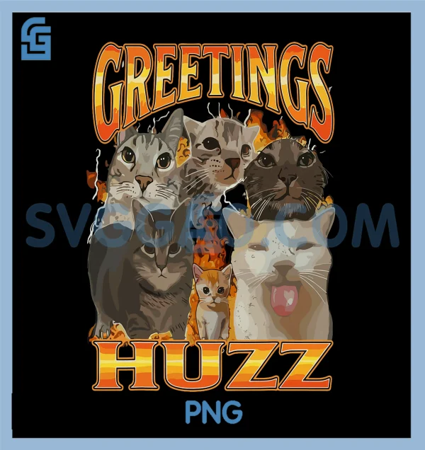 Meme Greetings Huzz PNG, Funny Silly Cat Lollipop PNG – SVGGAO