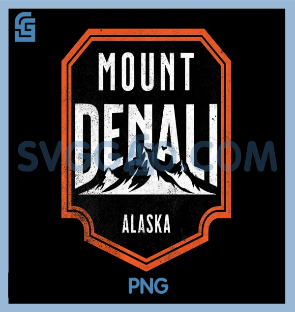 Retro Mount Denali PNG, SouvenirMt. Denali PNG – SVGGAO
