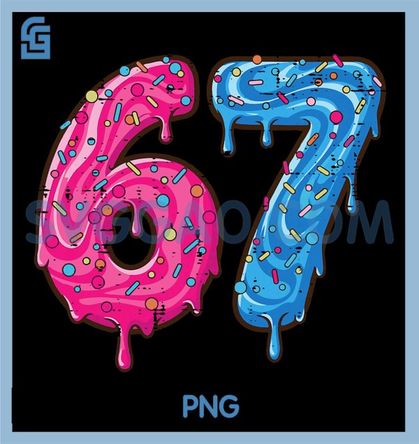 67 Six Seven Meme PNG, Number 6 7 On It Youth PNG – SVGGAO