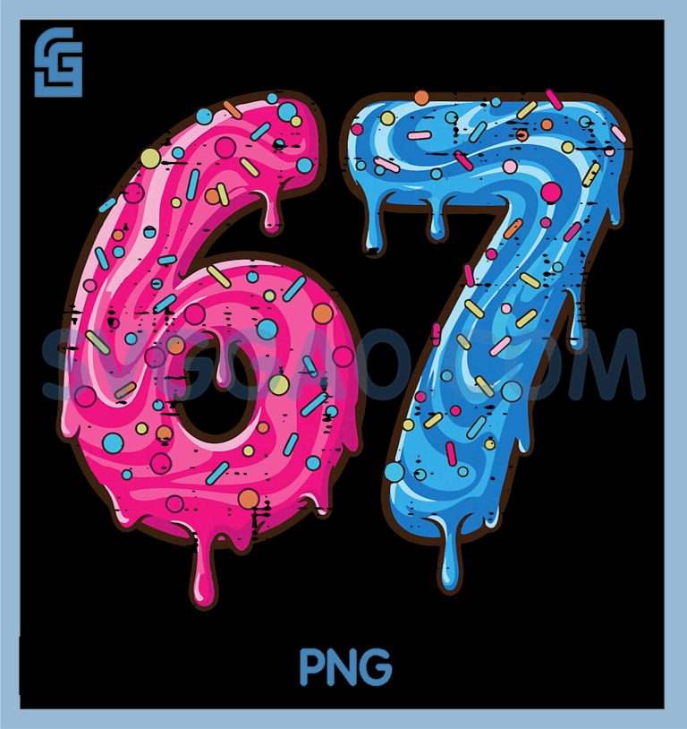 67 Six Seven Meme PNG, Number 6 7 On It Youth PNG – SVGGAO