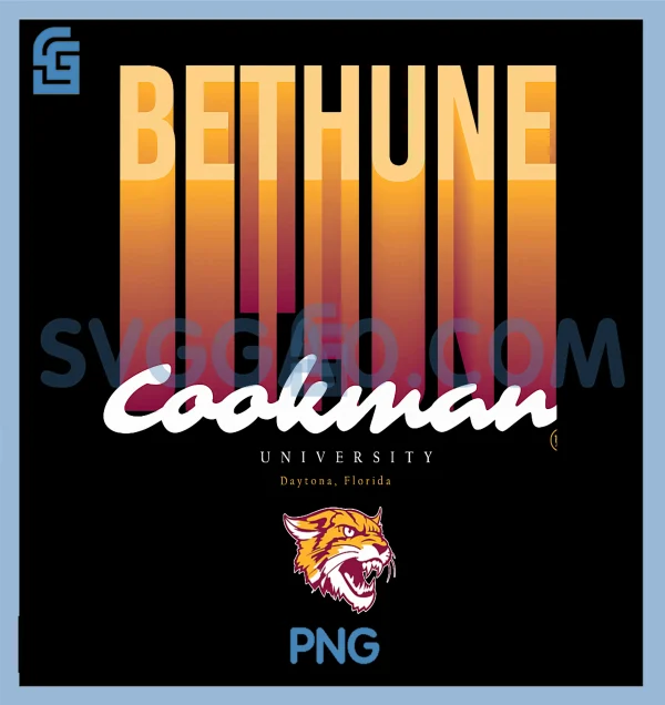 The Yard Essentials PNG, Bethune Cookman University BCU Fade PNG