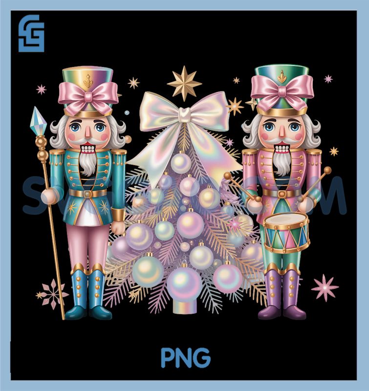 Coquette Christmas Tree PNG, Nutcrackers Ballet Xmas PNG – SVGGAO