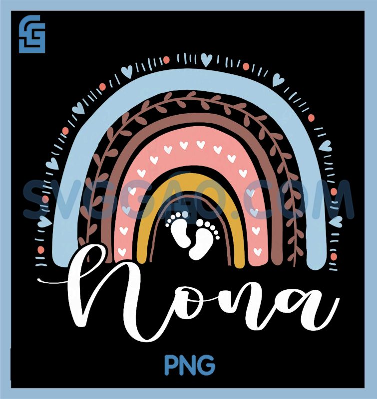 Nona Rainbow Nona PNG, Mothers Day PNG – SVGGAO