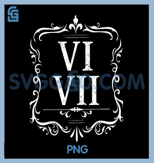 67 Roman Numerals VI VII PNG, Six Seven Meme History Teacher PNG – SVGGAO