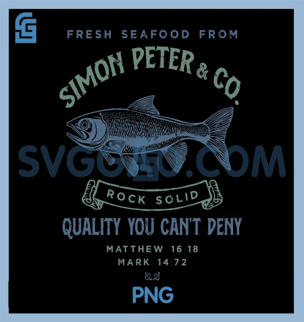 Simon Peter Seafood PNG, Funny Christian PNG – SVGGAO