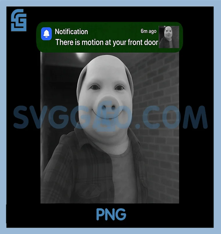 There Is Motion At Your PNG, Funny Gen Z Brainrot PNG, John Pork Meme PNG