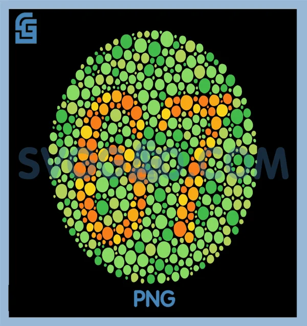 Color Blind Test 67 PNG, Six Seven Polka Dot Teacher Nurse PNG – SVGGAO