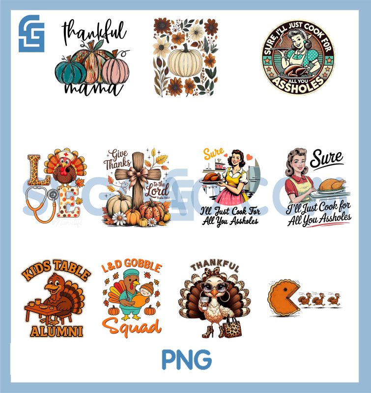 Leopard Thankful Chic Turkey PNG Bundle, Bougie Glam Thanksgiving ...